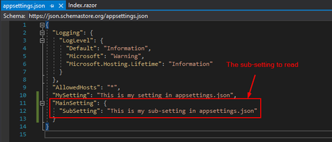 C# (CSharp) - .NET Core AppSettings.json - LearningKoala