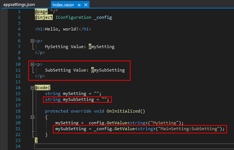 C# (CSharp) - .NET Core AppSettings.json - LearningKoala