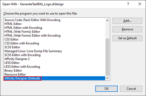 Visual Studio - Open Affinity Designer files (.afdesign) from the IDE ...